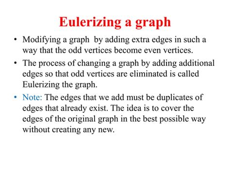 Euler Graph PPTX 3 D Graphics Computer Software And Applications