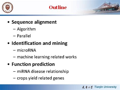 Outline Sequence Alignment Algorithm Parallel Identification And Mining