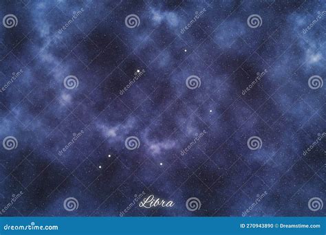 Libra Star Constellation Night Sky Cluster Of Stars Deep Space Scales Constellation Balance