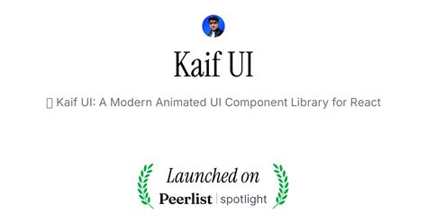 Kaif Ui Peerlist