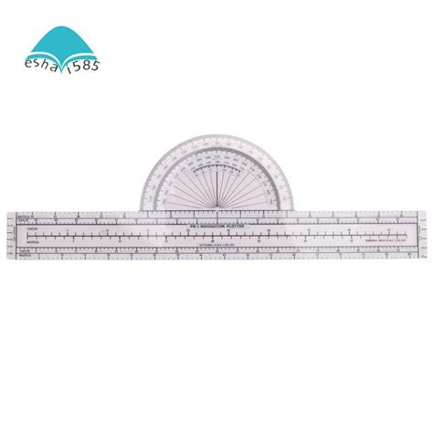 Aviation Navigation Plotter Flight Plotter Plastic Flight Plotter Premier Fixed Plotter With