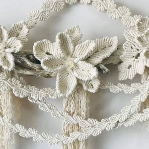 PDF Pattern Macrame Leaves Macramé Pattern BEGINNER Macrame Leaf Pattern Step by Step