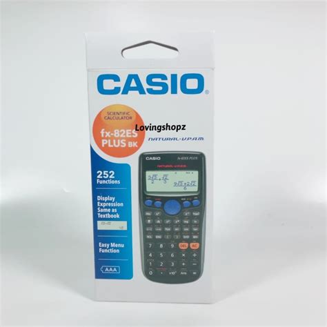 Jual Casio Fx 82 Es Plus Calculator Scientific Kalkulator Kuliah Sekolah Original Shopee
