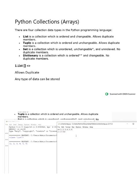 Python Collections Pdf
