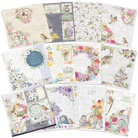 Pack Ciao Bella 8″x8″ Sparrow Hill Crear Y Pintar