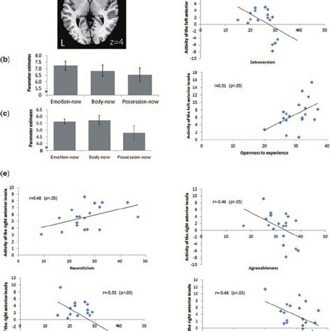 Activity Of The Insular Cortex And Personality Scores Bilateral Download Scientific Diagram
