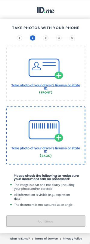 I Can T Upload Photos Of My Documents ID Me Help Center