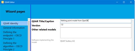 Oecd Qsar Toolbox Integration Qsardb