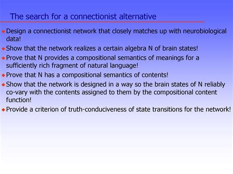 Semantic Models In Neural Networks Markus Werning Chair