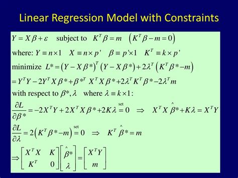 Ppt Linear Regression â€“ General Linear Tests Powerpoint