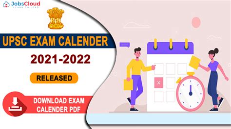 UPSC Calendar 2022 Released Check Civil Services Other UPSC Exam Dates JobsCloud