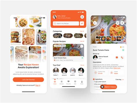Food Recipe App Ui Design Recipe App Ui Design Cooking App Uiux By Insightlancer Medium