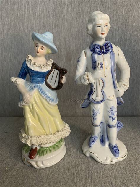 порцеланови фигури Антиквариат Хасково добро състояние без забележки размер на снимкит