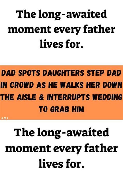 Dad Spots Babes Step Dad In Crowd As He Walks Her Down The Aisle Interrupts Wedding To Grab