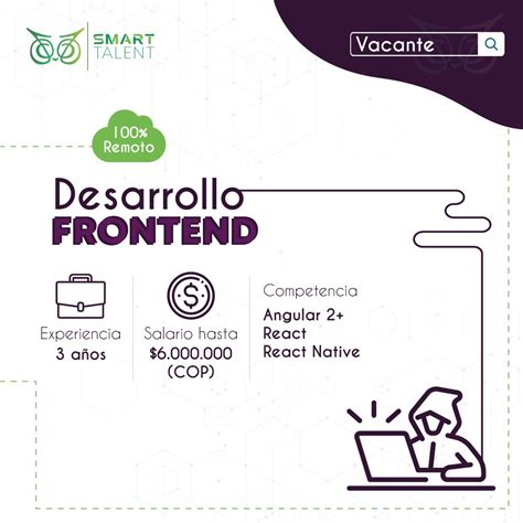 Desarrollador Frontend Frontend Código Frontend Trabajo Remoto Salario Angular React