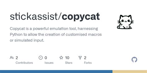Github Stickassistcopycat Copycat Is A Powerful Emulation Tool Harnessing Python To Allow Github Stickassistcopycat Copycat Is A Powerful Emulation Tool Harnessing Python To Allow