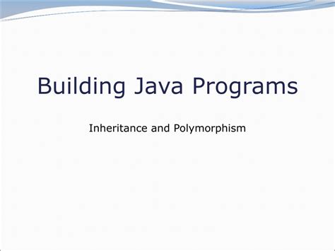 Ppt Building Java Programs Powerpoint Presentation Free Download Id9106781