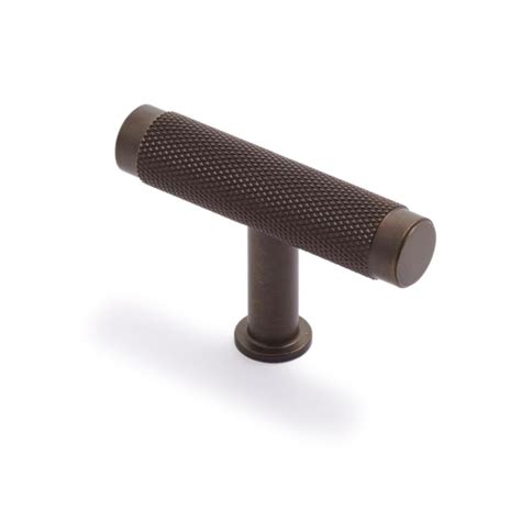 Castella Chelsea Cabinet T Knob 50mm Bronze 23005047 Keeler Hardware
