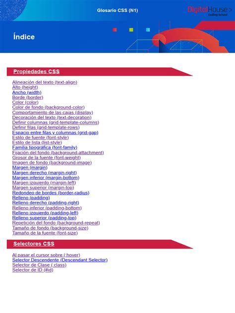glosario css n1 pdf estándares del consorcio world wide web