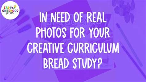 Bread Study Creative Curriculum Real Photos Shared Writing Bread
