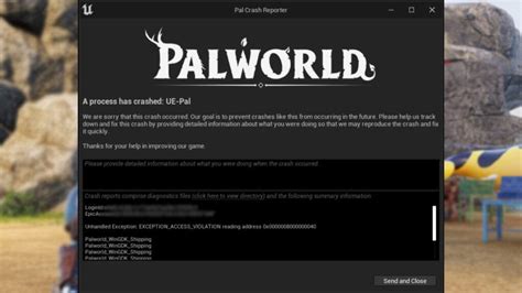 How To Fix “exceptionaccessviolation” Error In Palworld The Nerd Stash