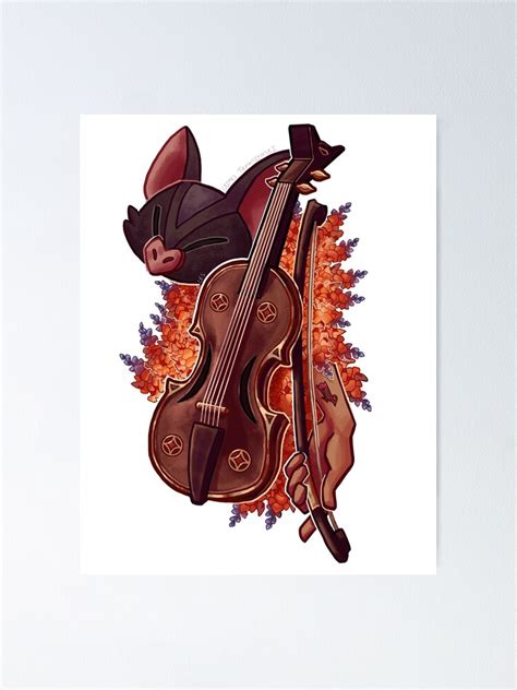 Owl House Raine Whispers Violin Design Poster For Sale By Miss