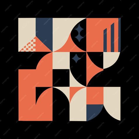 Premium Vector Cool Abstract Geometric Background Swiss Design