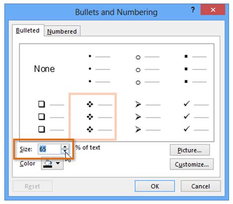 Bulleted And Numbered Lists In Powerpoint 2013
