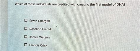 Which Of These Individuals Are Credited With Creating The First Model