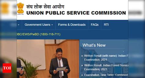 UPSC Result 2021 UPSC IFS Main Result 2021 Announced Upsc Gov In Download Here Times Of India