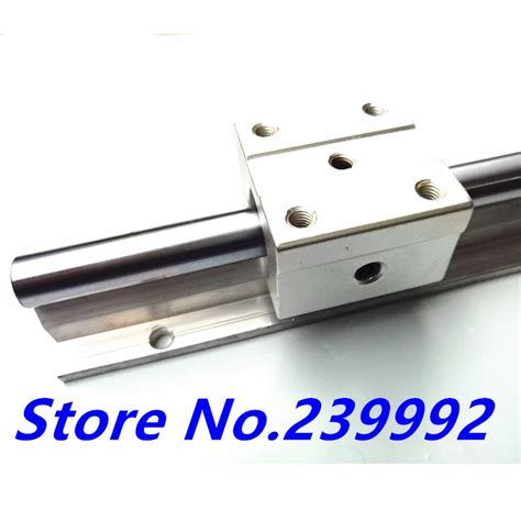 SBR Length Mm Sbr Linear Bearing Supported Rails Rail Cnc Parts