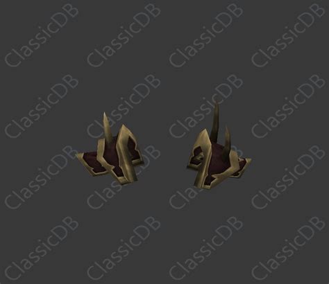 Brutish Shoulders Item Classic Wow Database