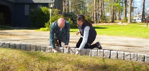 How To Lay Cobblestone Driveway Edging Astro Masonry