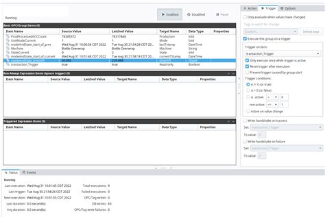 Transaction Trigger Getting Stuck Ignition Inductive Automation Forum