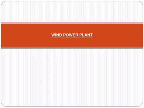 PPT WIND POWER PLANT PowerPoint Presentation Free Download ID