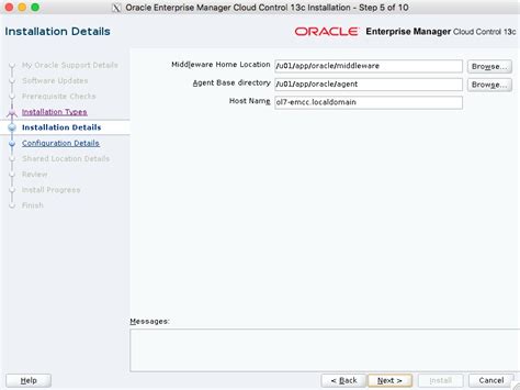 Oracle Enterprise Manager Cloud Control 13c Release 1 13 1 0 0 Installation On Oracle Linux 6