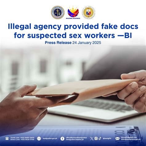 Illegal Agency Provided Fake Docs For Suspected Sex Workers Bi