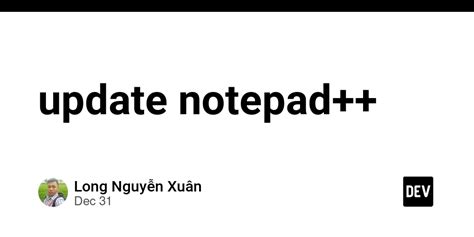 Update Notepad DEV Community