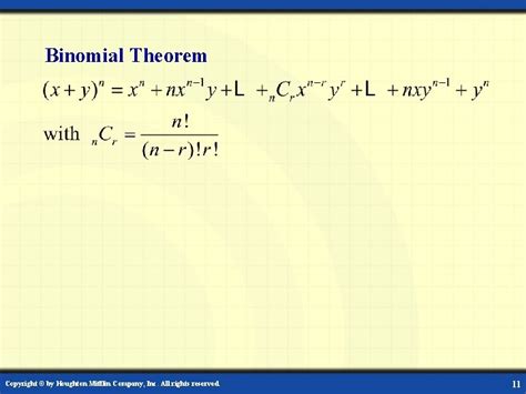 The Binomial Multinomial Coefficients Binomial Coeffcient In Formulas