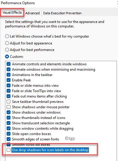 How To Remove Drop Shadow Effect In Windows 11 10