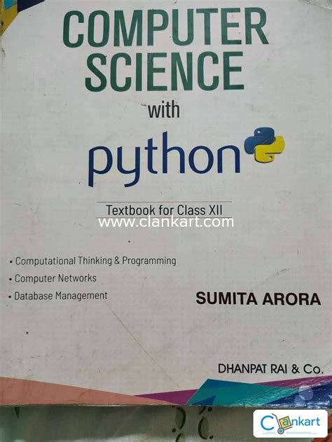 Buy Computer Science With Python Textbook And Practical Book For Class