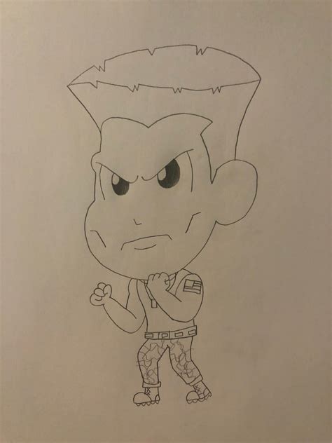 Chibi Extra Guile By Ultimatesaiyaneddy On Deviantart