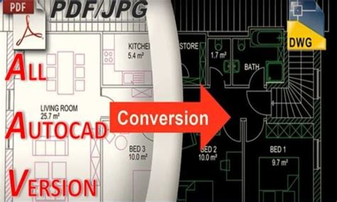 Convert Pdf To Cad Format Dwg Dxf By Esmaail Fiverr