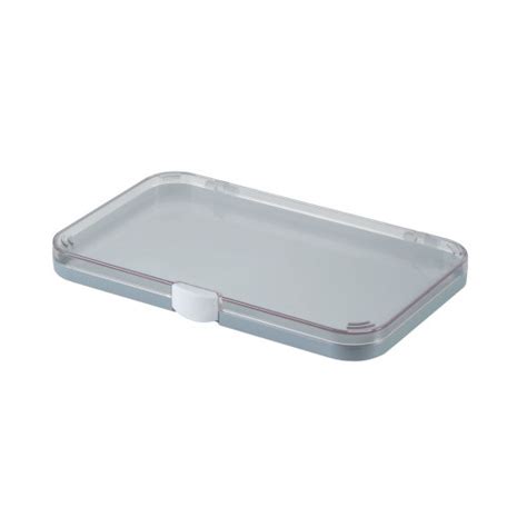 Plastic Assortment Box With Grey Base And Clear Lid 190x126xh18 Mm
