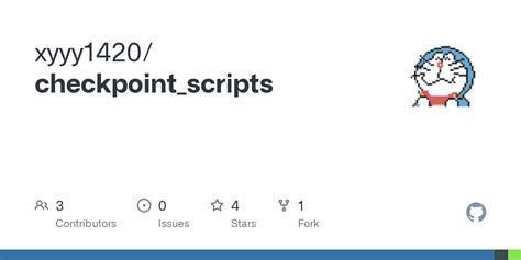github xyyy1420 checkpoint scripts