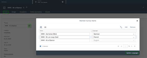Sap Sales Cloud C4c Is Easy Survey Language Settings
