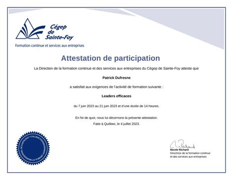 Patrick Dufresne Posted On Linkedin