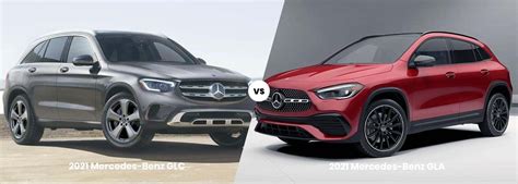 Comparing The 2021 Mercedes Benz Glc Vs Gla Mercedes Benz Of Warwick