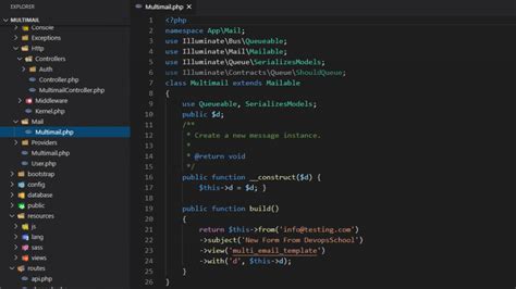 How Can Send Multi Email Using Laravel 58