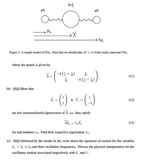 Solved 4 Co2 Oscillation In Ps6 We Solved The Problem Of